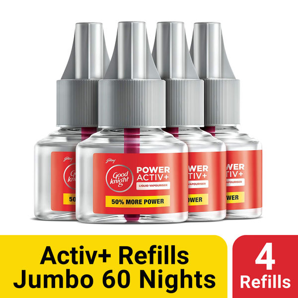 Good knight Power Activ+ Liquid Vapourizer – Mosquito Repellent Refill ...