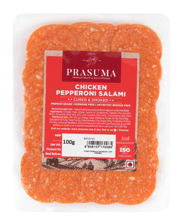 Buy Prasuma Chicken Pepperoni Salami Online - Price @ ₹136 | Instant ...