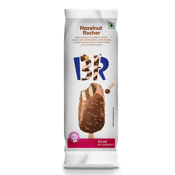 Baskin Robbins Hazelnut Rocher Ice Cream Stick 65 ml Combo 65 ml X 4 ...