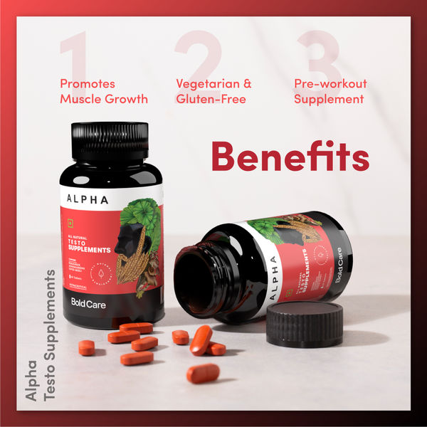 Bold Care Alpha Testo Booster Supplement 20 piece - Buy online at ₹496 ...