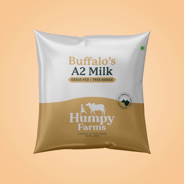 Humpy Farms A2 Buffalo Fresh Milk (Pouch) 500 ml - Buy online at ₹55 ...