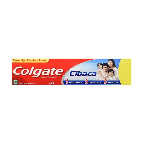 Colgate Toothpaste - Cibaca Anticavity 175 g - Buy online at ₹63 near me