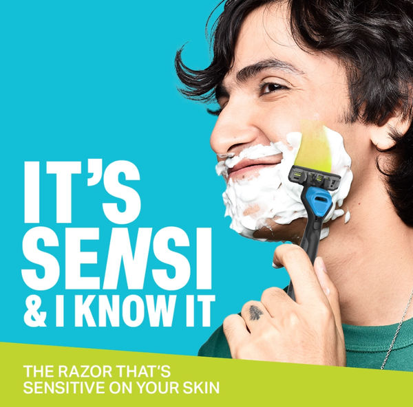 Bombay Shaving Company Sensi Smart 3 Razor | Shaving Razor For Men ...