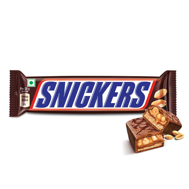 Snickers Peanut Filled Chocolate Bar Loaded with Delicious Roasted ...