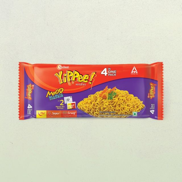 Sunfeast Yippee! Mood Masala Long Instant Noodles with 2 Masala Sachets ...