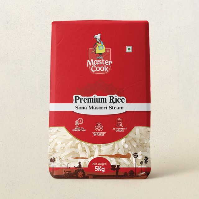 Master Cook Sona Masoori Steam 5 kg - Buy online at ₹420 near me