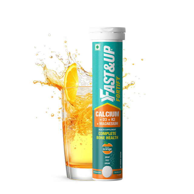 Fast&Up Fortify - Calcium with Essential Vitamin D3 (20 Effervescent ...