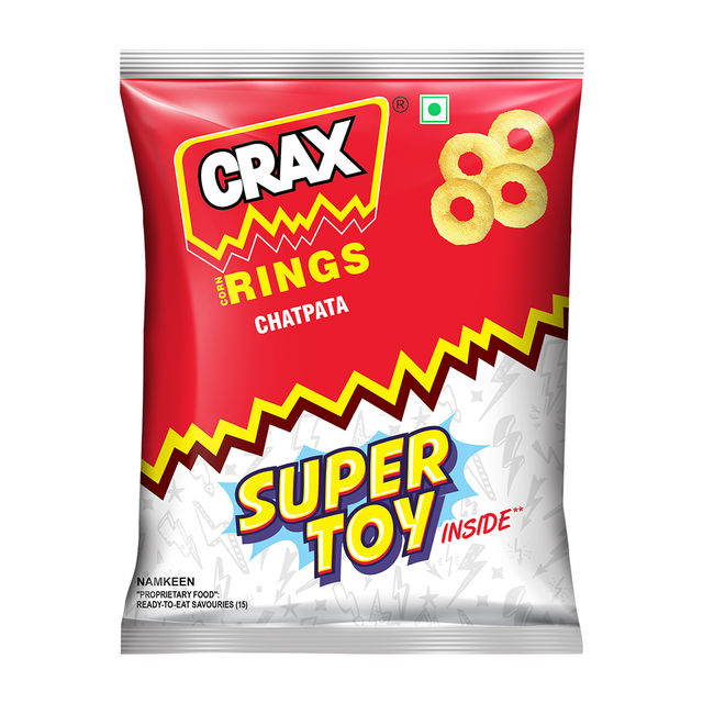 Buy Crax Corn Rings Chatpata Masala Puff Snacks Online - Price @ ₹25 ...