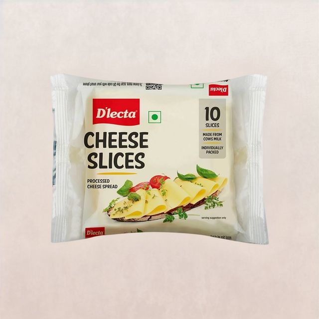 D'lecta Cheese- Slices 200 g - Buy online at ₹131 near me