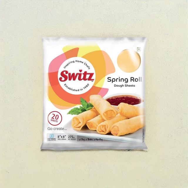 Switz Spring Roll Dough Sheets 20 piece - Buy online at ₹110 near me