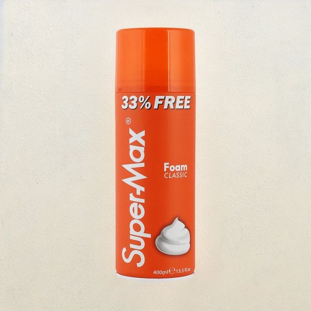 Supermax Classic Shaving Foam - Tea Tree Oil Vitamin E Aloe Vera 52 400 ...