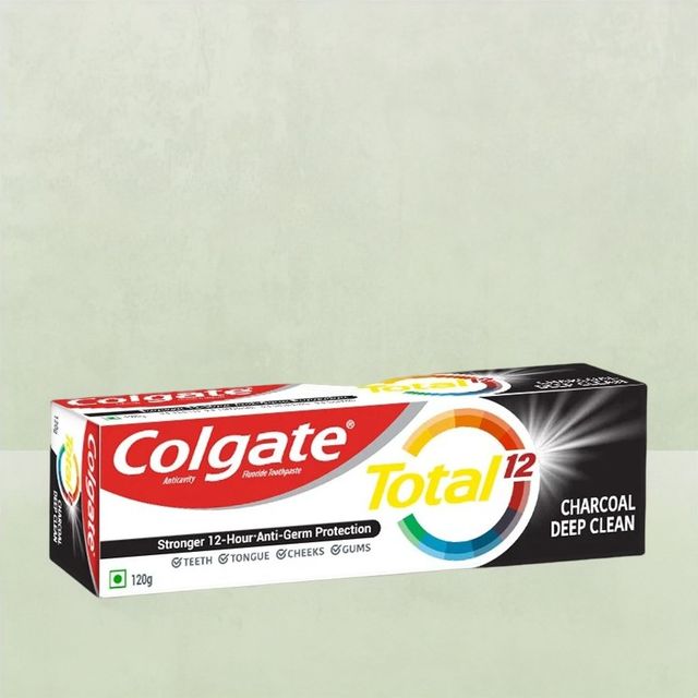 Colgate Total Charcoal Deep Clean Antibacterial Toothpaste Stronger 12 ...