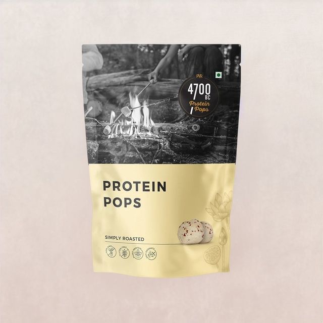 4700BC Protein Pops Makhana Simply Roasted Pouch 35 g - Buy online at ₹99 near me