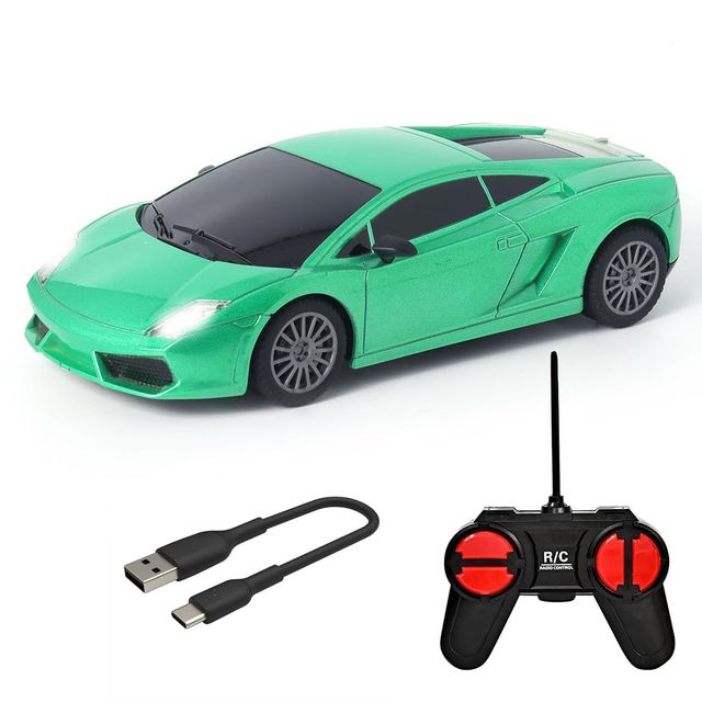 Buy Wembley High Speed Mini 1 24 Scale Usb Rechargeable Remote Control Car Ideal Gift For Kids Green at 910 Instant Online Delivery Zepto