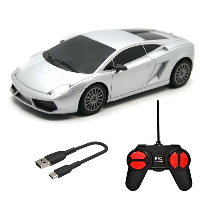 Buy Wembley High Speed Mini 1 24 Scale Usb Rechargeable Remote Control Car Ideal For Kids Silver at 910 Instant Online Delivery Zepto
