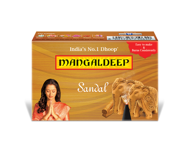 Mangaldeep Sandal Dhoop - 20 Units (Free Matchbox Inside) - Buy online ...