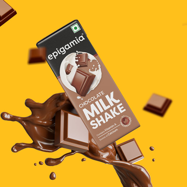 Epigamia Milkshake - Chocolate Tetrapack 180 ml - Buy online at ₹40 near me