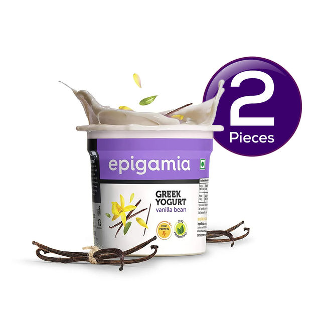 Epigamia Greek Yogurt - Vanilla Bean Combo 90 g X 2 - Buy online at ...