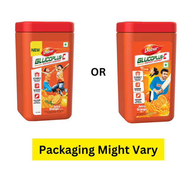 Dabur Gluco Plus C, Instant Energy Boost (Orange), Glucose Powder 400 g ...