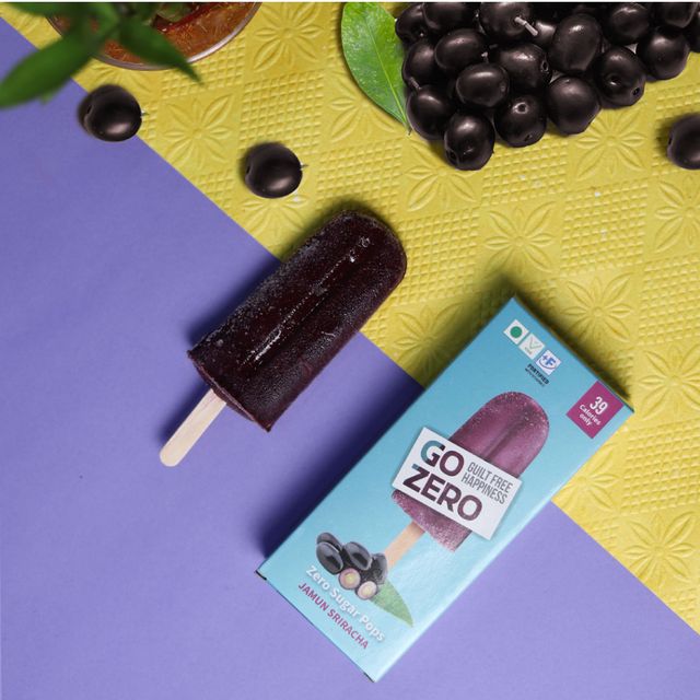 Go Zero Jamun Sriracha Low Calorie Fruit Popsicle - Buy online at ₹99 ...