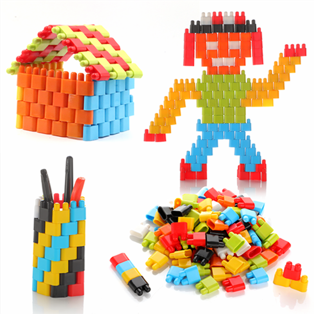 Buy Aditi Toys Bullet Puzzle Blocks - 150 DIY Educational Building ...