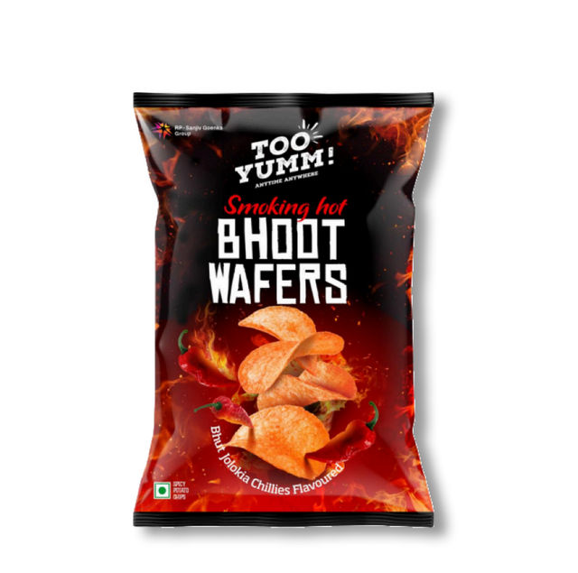 Too Yumm! Bhoot Wafers - Spicy Chips with Ghost Pepper Flavour - Buy ...